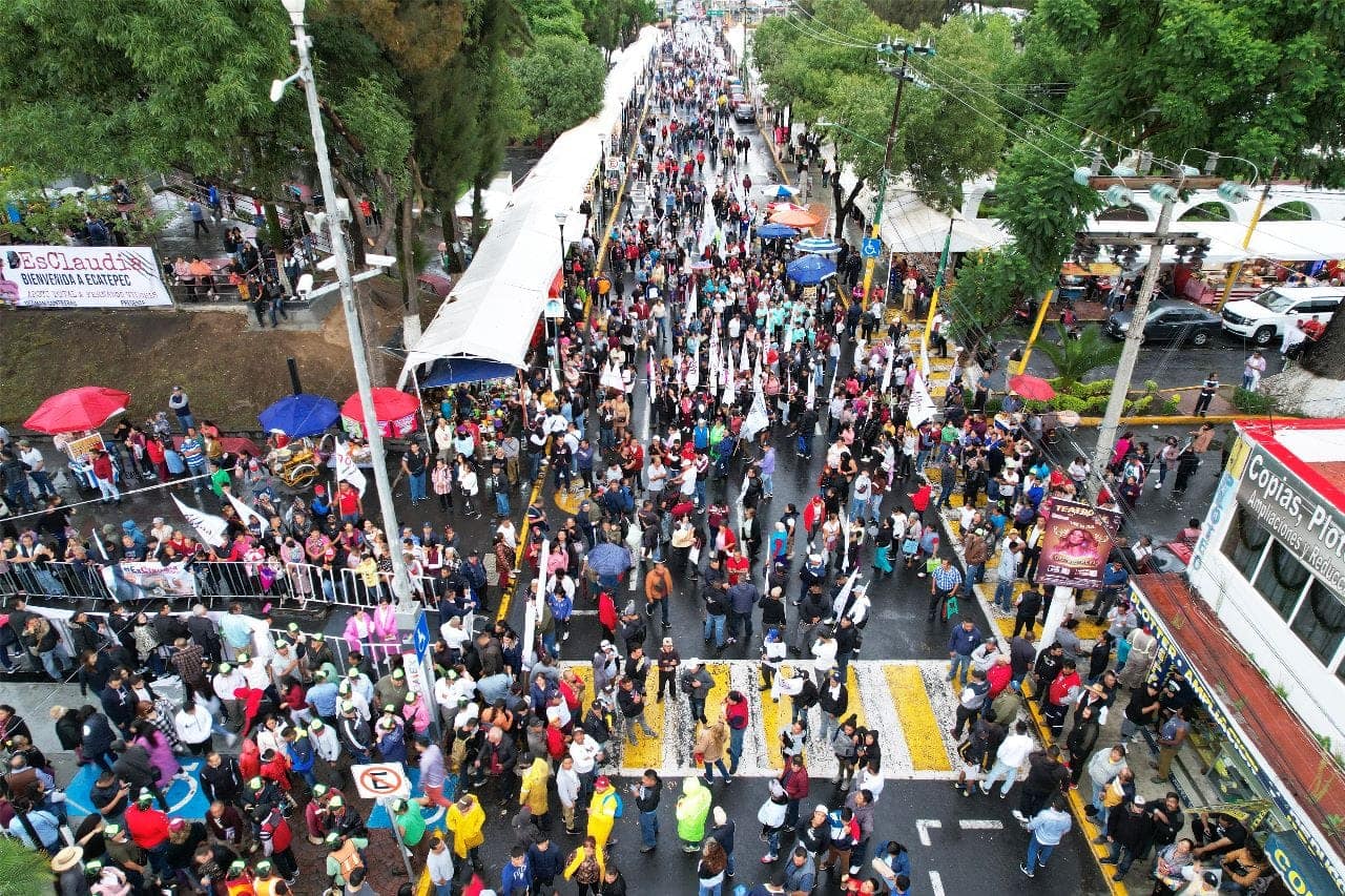 Claudia Sheinbaum encabeza evento multitudinario en Ecatepec ...